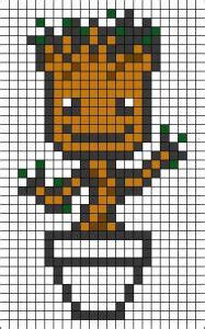 Pixel art 2D Dessin Facile Modèle Difficile Style