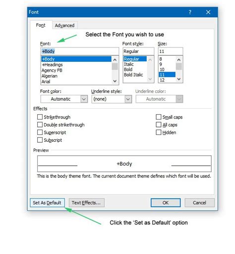 What Is The Default Font Style In Ms Word Shop Aria Database