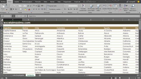 Listas Desplegables En Excel Excel Al M Ximo