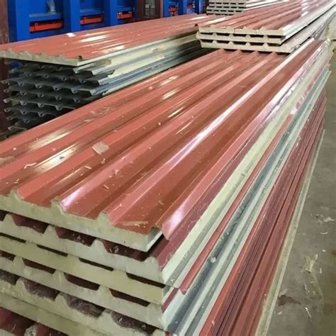 Color Coated 50mm PUF Insulated Roofing Panels At Rs 110 Square Feet In
