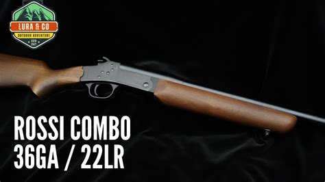 Espingarda Rossi Combo Calibre 36GA 22lr A Verdadeira Arma Do