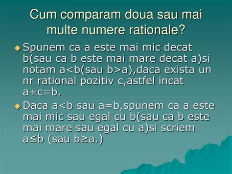 PPT Multimea Numerelor Rationale PowerPoint Presentation Free