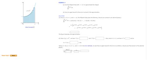 solved example 3 a use the midpoint rule with n 10 to