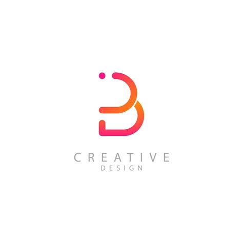 Premium Vector Alphabet B D Letter Icon Logo Colorful Template