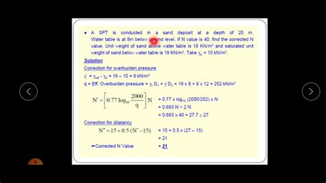 Problem On Spt Corrections Youtube