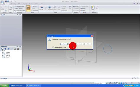 Solid Edge Tutorial Move Rotate And Copy Youtube