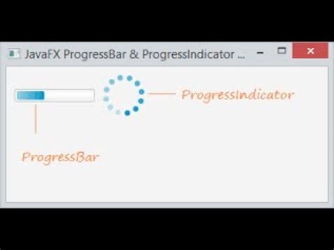 JavaFX Material Design JFoenix Tutorial 51 JFXProgressBar YouTube