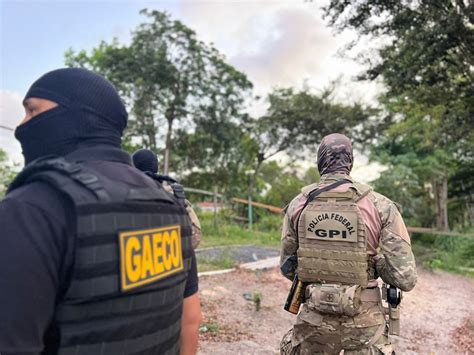 Força tarefa cumpre mandados para investigar facção criminosa Polícia