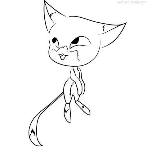 Tikki Miraculous Ladybug Printable Coloring Pages