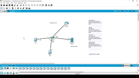 Backup De Router Y Switch Cisco TFTP Server En Cisco Packet Tracert