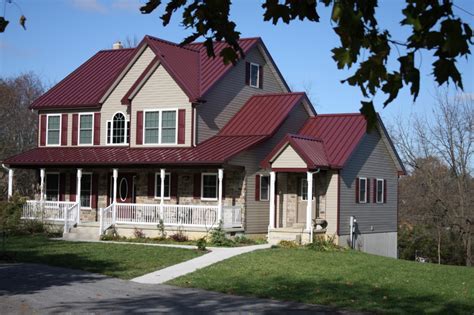 Red Metal Roof And Siding Color Combinations Warehouse Of Ideas