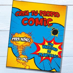 Crea tu propio cómic Libro cuaderno con plantillas