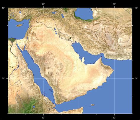 View Middle East Map Cristy Claudetta