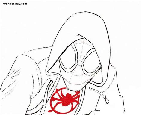 New Miles Morales Coloring Pages Coloring Cool