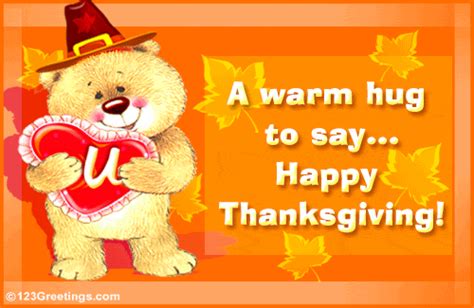 A Warm Hug To Say Happy Thanksgiving Pictures Photos And Images For