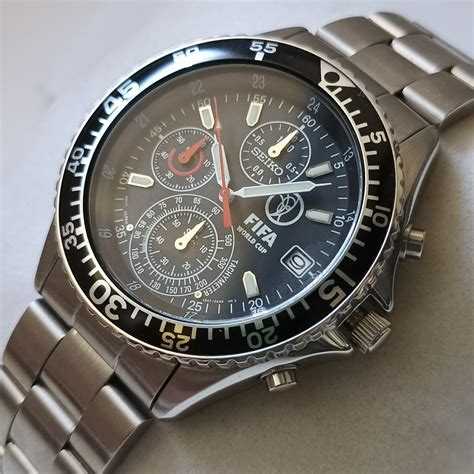 Rare Seiko 2002 FIFA WORLD CUP Korea Japan Chronograph Men S Watch