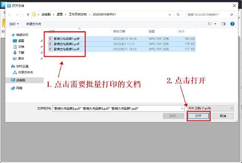 批量打印pdf文件需要提前设置参数吗？点进来看看 哔哩哔哩