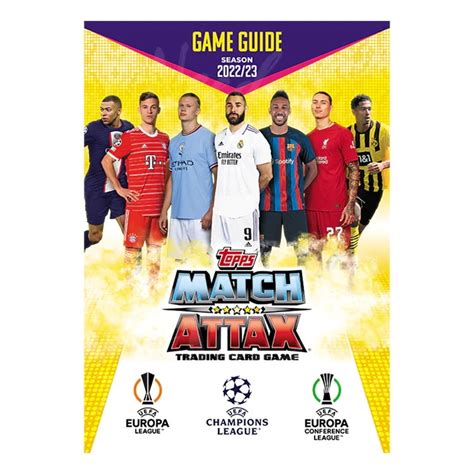 2022 23 SOCCER TOPPS MATCH ATTAX UEFA CHAMPIONS LEAGUE CARDS