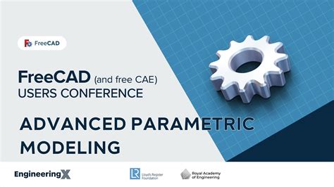 Advanced Parametric Modelling Freecad User Conference Youtube