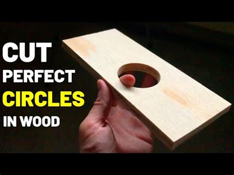 How To Cut PERFECTLY CIRCULAR HOLES Hole Saw Bit Circle Bit Cut