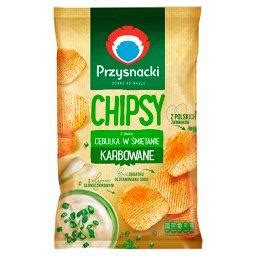 Chipsy Ziemniaczane Karbowane O Smaku Zielona Cebulka G Lay S