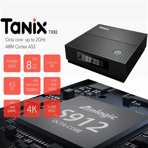 Tanix Tx K Tv Box Amlogic S Octa Core Cpu Android Os Bt