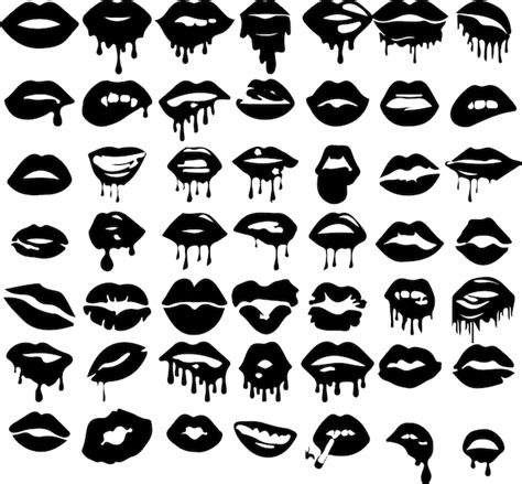 Dripping Lips Svg Infoupdate Org
