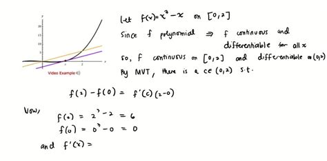 solved example 3 to illustrate the mean value theorem with specific function let consider flx