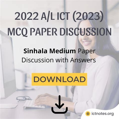 New Al Ict Past Paper Sinhala Medium Mcq Answers With Discussion