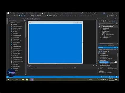 How To Change Background Color In Visual Studio Windows Form