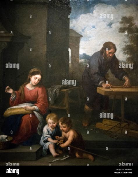 Bartolome Esteban Murillo La Sagrada Familia Con San Juanito La