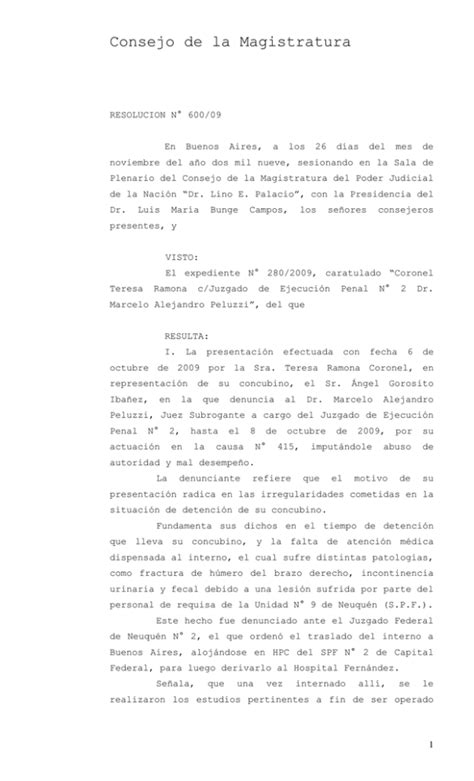 Consejo de la Magistratura Poder Judicial de la Nación