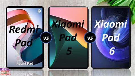 Redmi Pad Vs Xiaomi Pad Vs Xiaomi Pad Youtube