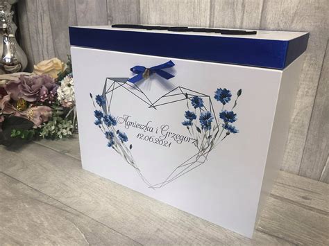 Skrzynka pudełko na koperty ślubne zamykana na kluczyk 4 Love Sklep