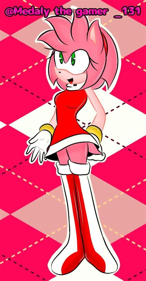 Amy Rose The Hedgehog In 2024 Amy Rose Sonic Fan Art Rose Pictures