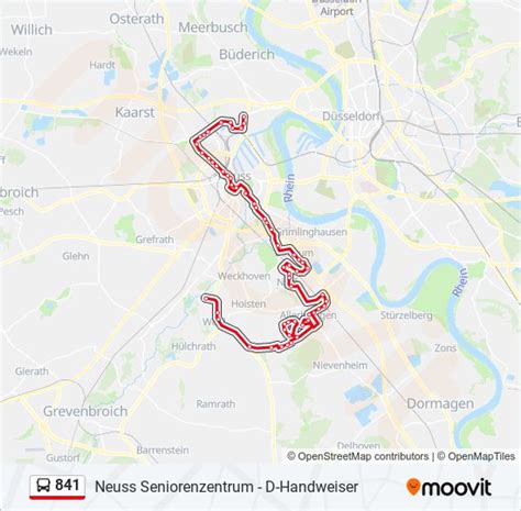 841 Route Schedules Stops Maps Neuss Helpenstein Updated