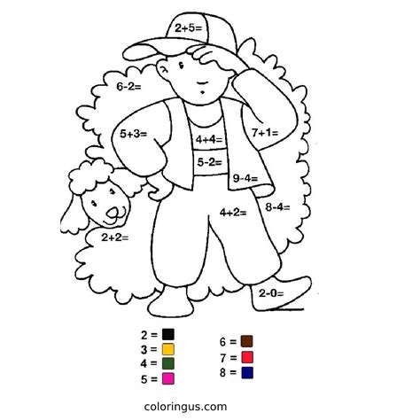Division Coloring Sheets Coloringus