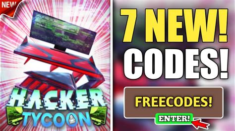 NEW ALL WORKING CODES FOR NPC HACKER TYCOON IN 2023 HACKER TYCOON