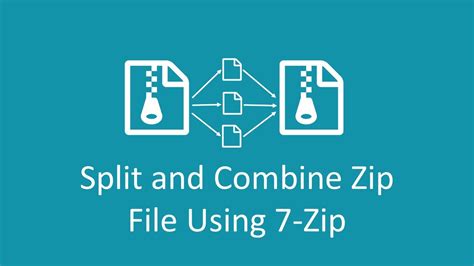 How To Split Merge File Using Zip Youtube
