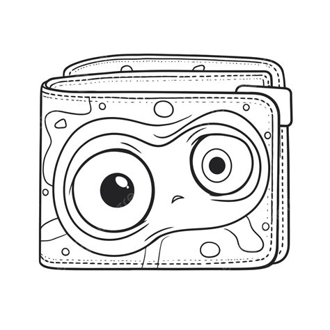 Dibujo De Dibujos Para Colorear Una Billetera Extraterrestre Vector Png Dibujos Dibujo