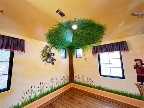 Shrek Mural Inspired By DreamWorks Visionary Mural Company