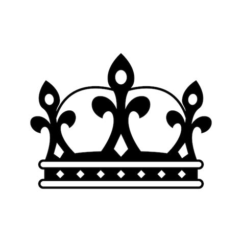Premium Vector Crown Isolated On White Background