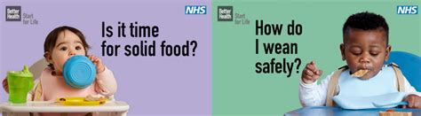 New Better Health Start For Life Weaning Campaign Baby Friendly