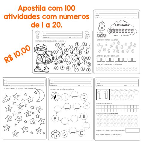Atividade Numeros De 1 A 20 RETOEDU