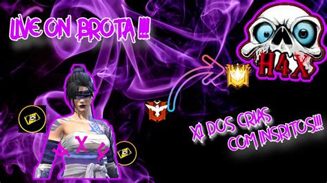FREE FIRE AO VIVO MESTRE EM BUSCA DO ELITE SQUAD JJ NR10 FREE