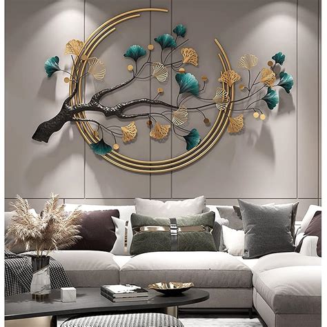 Metallic Elegance Metal Wall Decor For Living Room That Adds A Touch