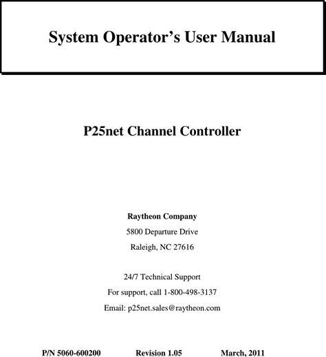 Raytheon Ids M Vhf W Vhf Base Station User Manual P Ccmanual