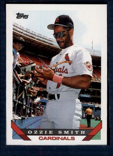 Amazon 1993 Topps Baseball 40 Ozzie Smith St Louis Cardinals