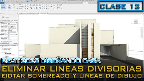 REVIT 2022 ELIMINAR LINEAS DIVISORIAS Y EDITAR SOMBREADOS Y LINEAS DE