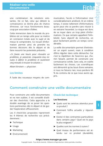Comment réaliser une veille documentaire PDF à télécharger
